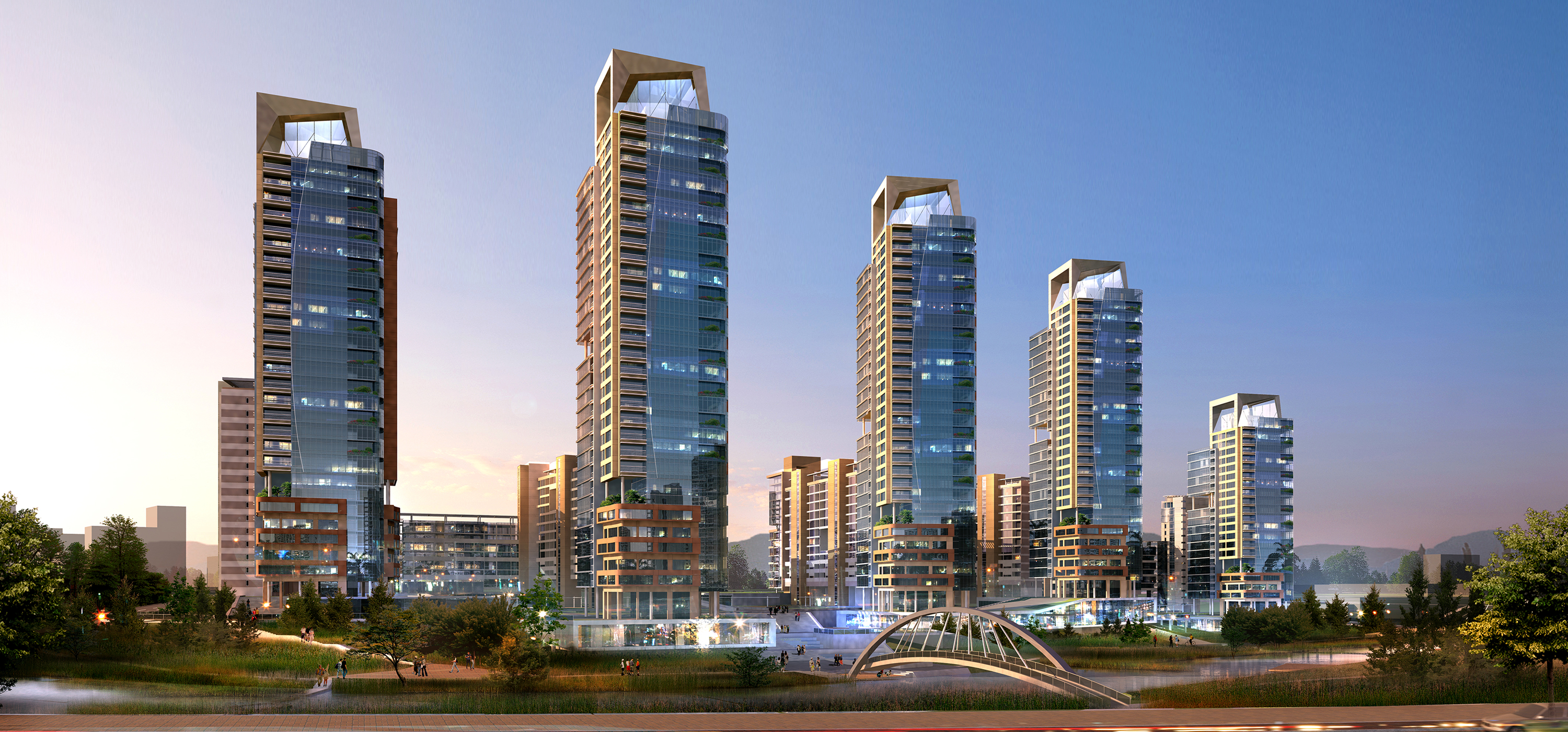 Multifunctional Administrative City P1 Block | PROJECT | HAEAHN ...