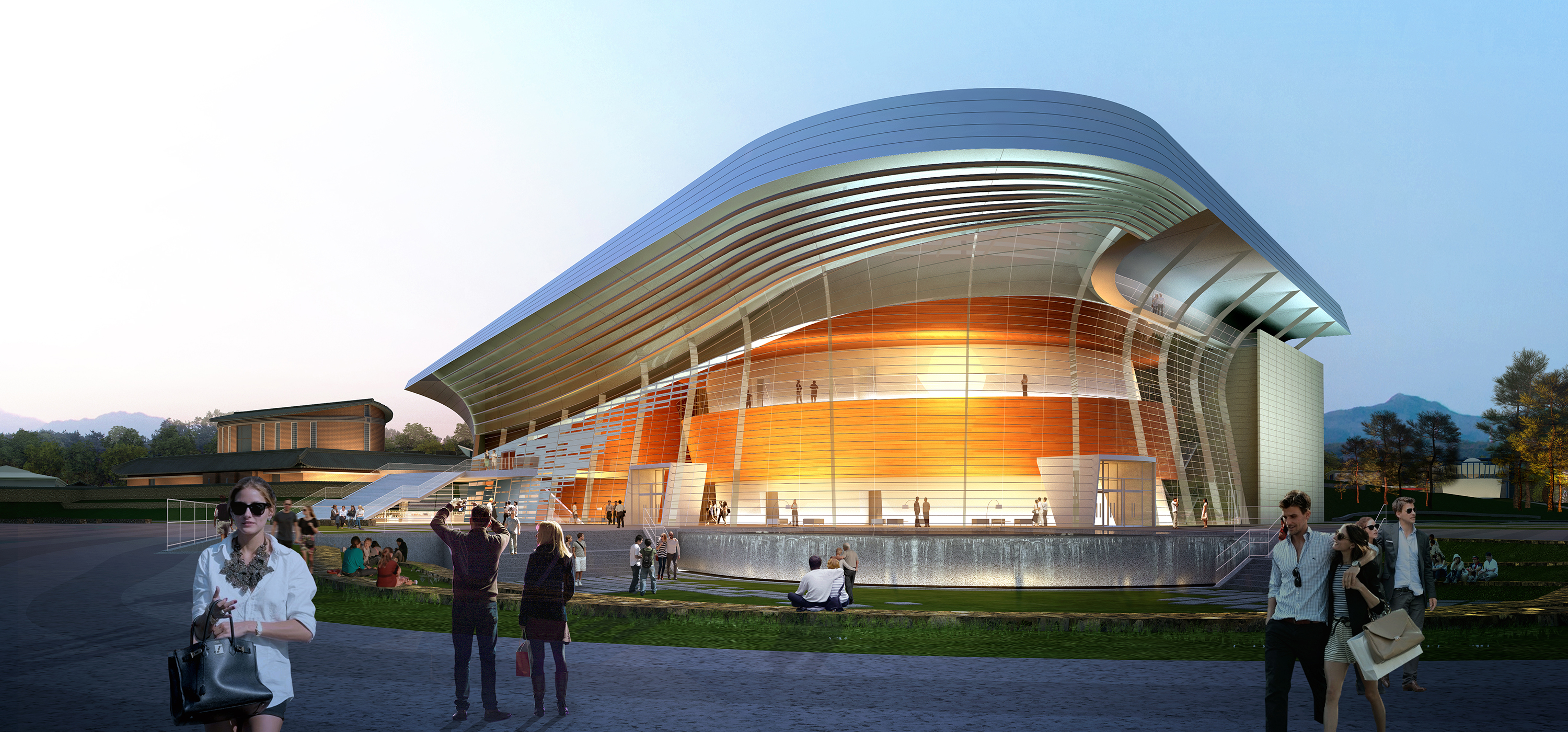 [Participated] Asan Cultural Art Center | PROJECT | HAEAHN Architecture