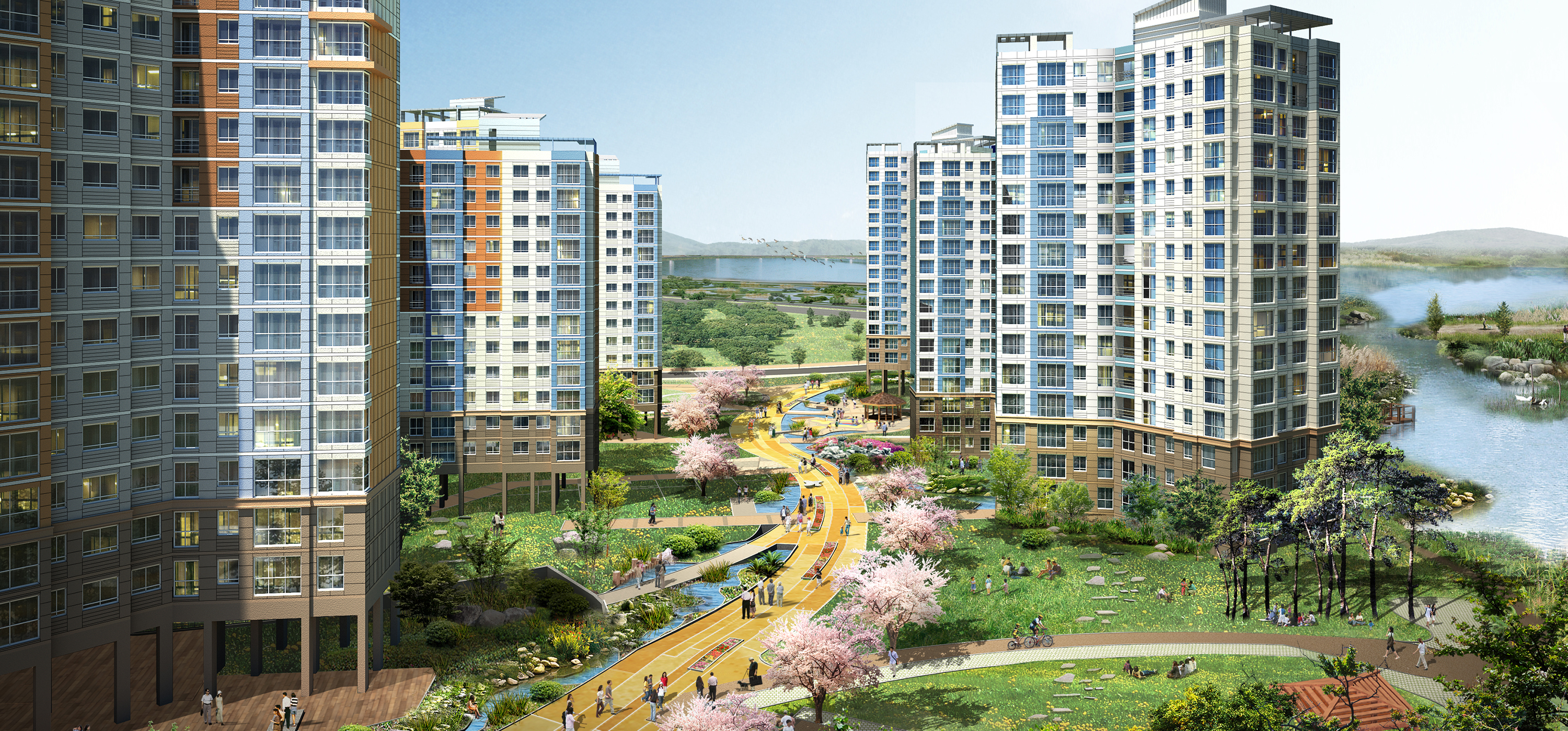 Gimpo Han River New Town Block AC-11 | PROJECT | 해안건축