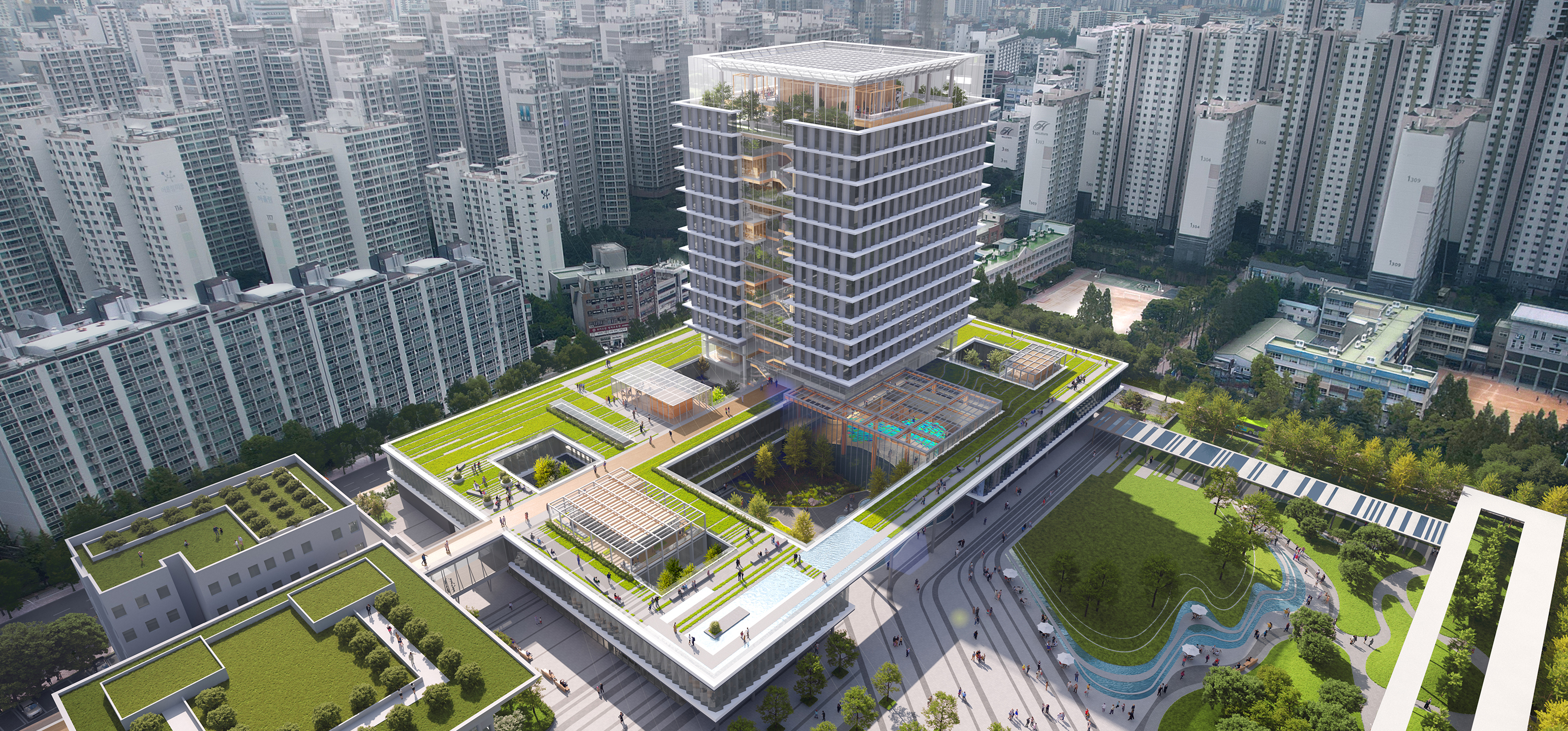 Incheon New City Hall | PROJECT | HAEAHN Architecture