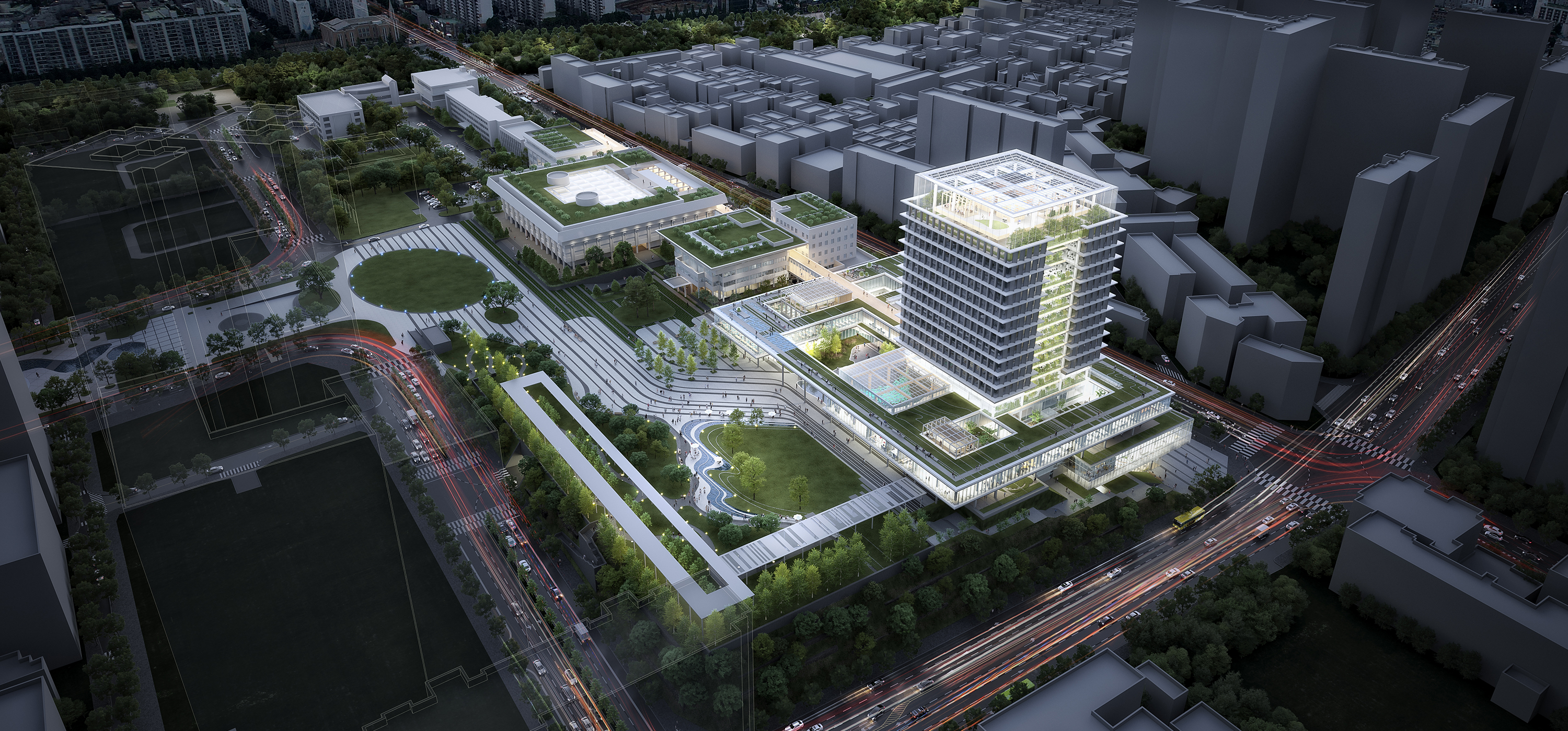 International Design Competition for Incheon New City Hall | PROJECT | HAEAHN Architecture