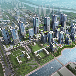 Mixed Use Complex of Songdo Global Complex Phase 2 | PROJECT | HAEAHN ...
